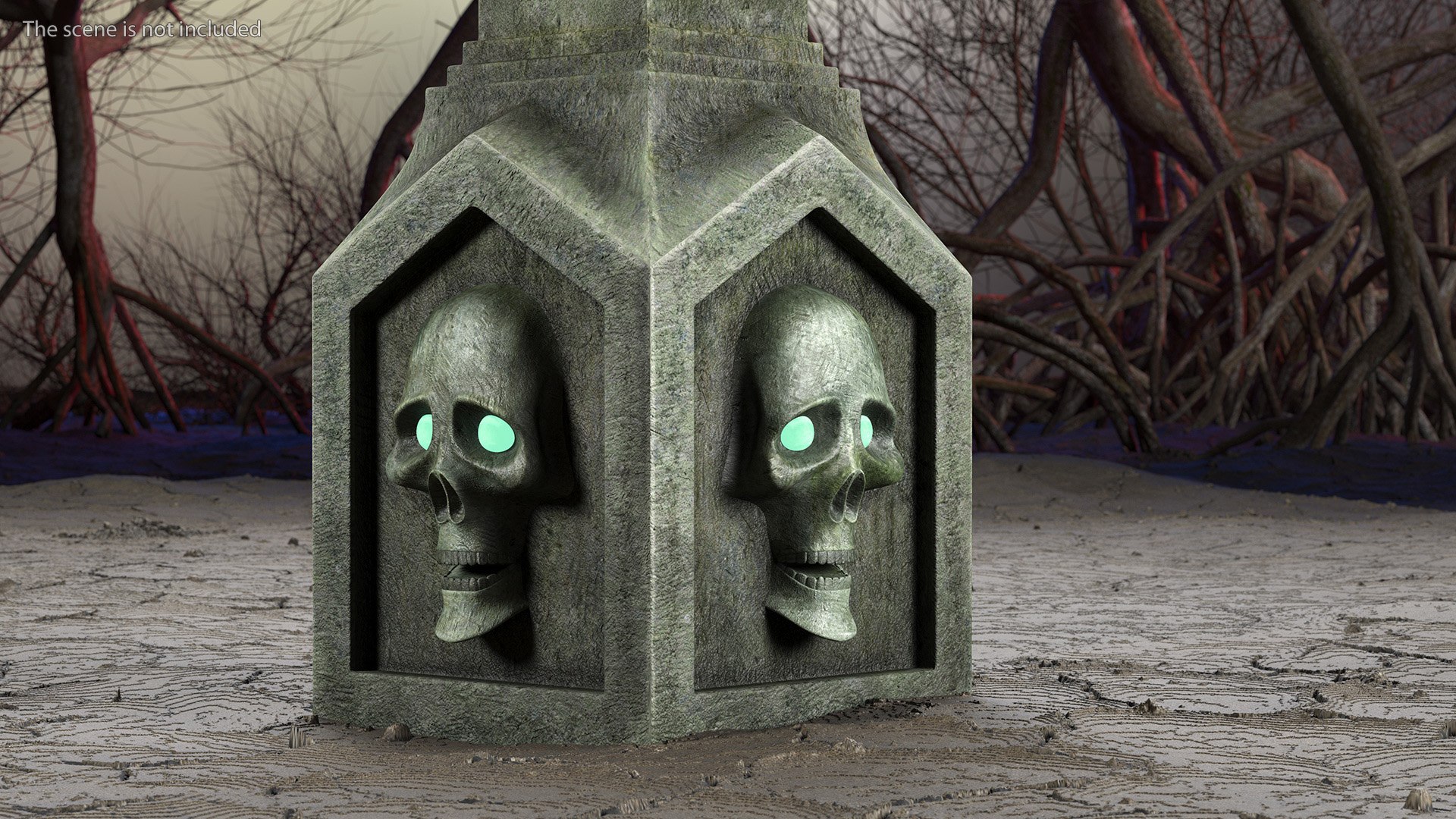 3D Halloween Tombstone - TurboSquid 2114805