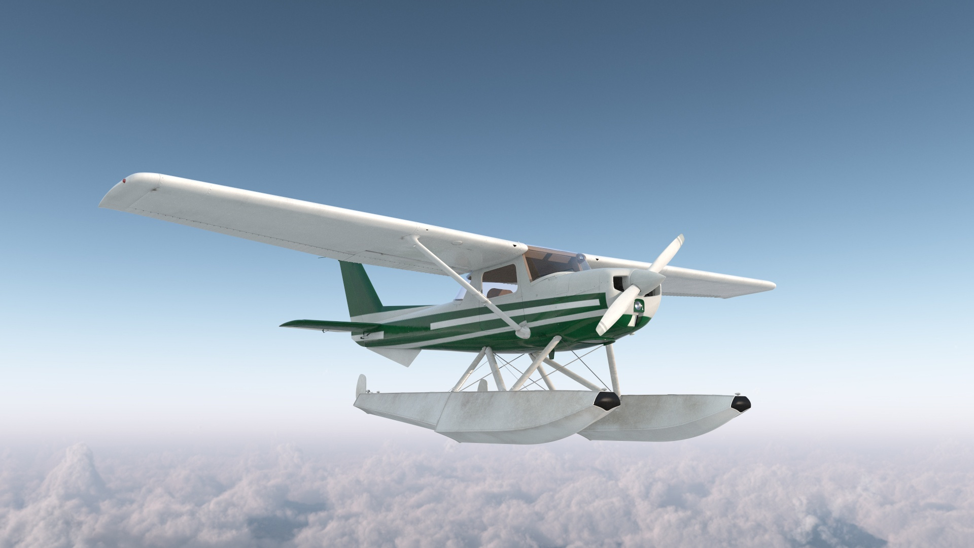 Light Floatplane Aircraft Rigged 3D - TurboSquid 1546216