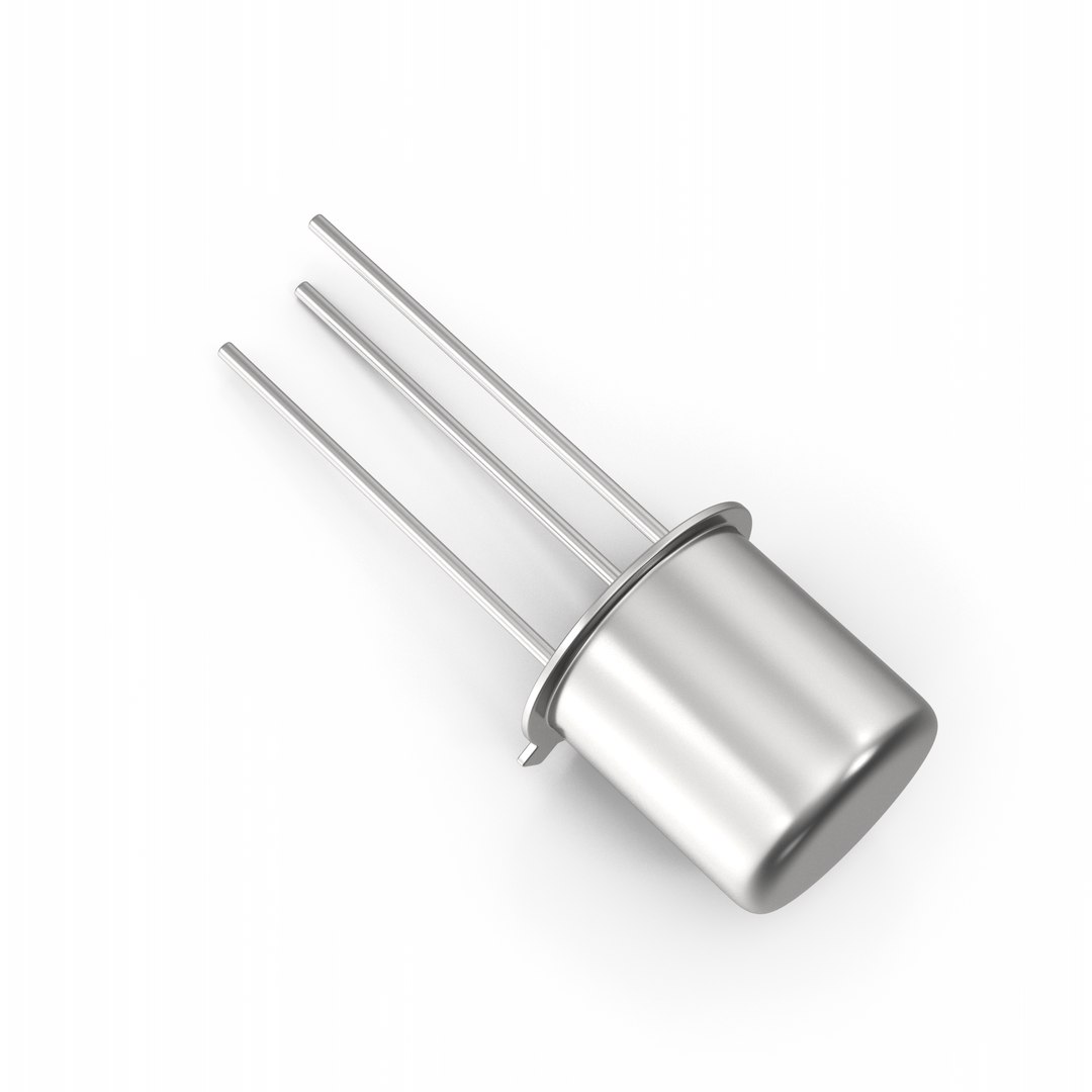 3D Silver Transistor Model - TurboSquid 1976297