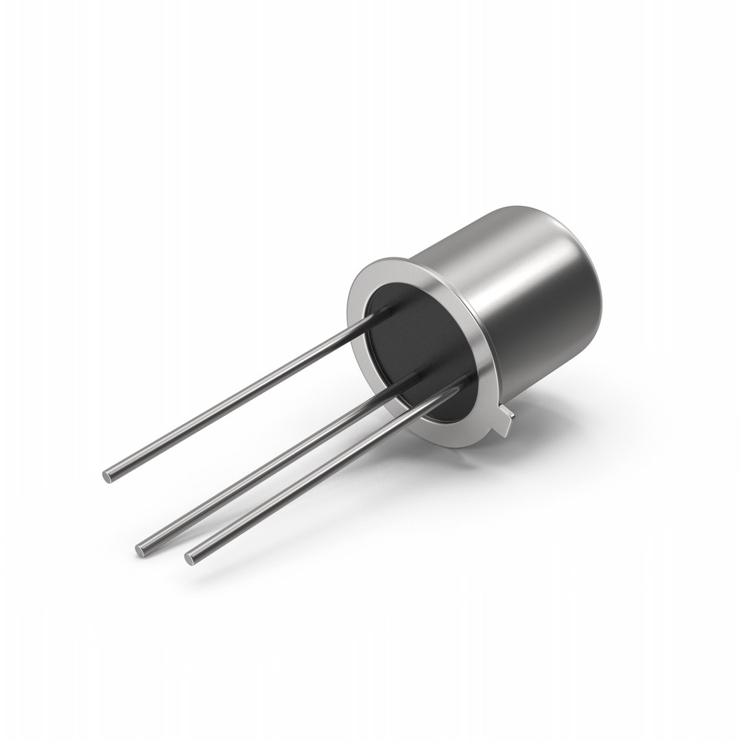 3D Silver Transistor Model - TurboSquid 1976297