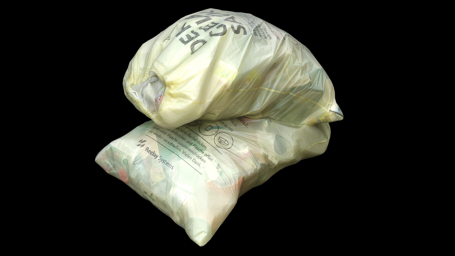 Garbage Bag Collection 13 3D - TurboSquid 2098027