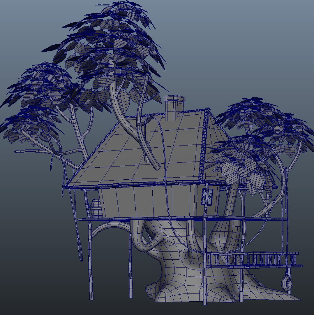 Cartoon Scenes 3d Obj