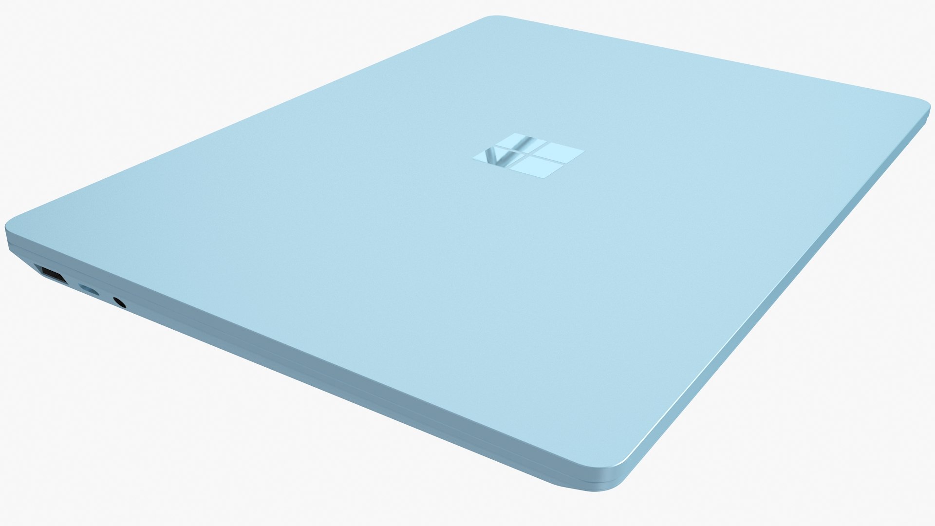 Microsoft Surface Laptop Go 3 Ice Blue Rigged 3D Model - TurboSquid 2153481