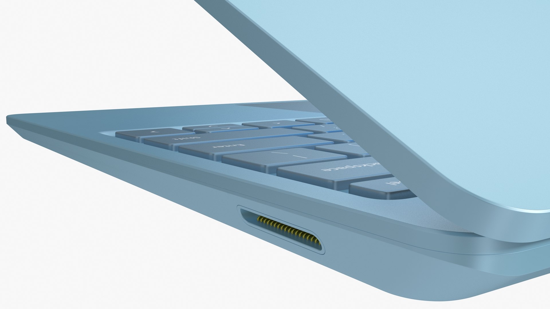 Microsoft Surface Laptop Go 3 Ice Blue Rigged 3D Model - TurboSquid 2153481