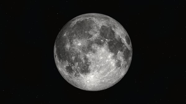 3D realistic moon model - TurboSquid 1696917