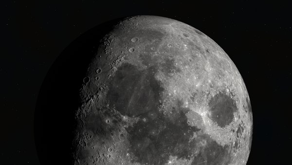 3D realistic moon model - TurboSquid 1696917
