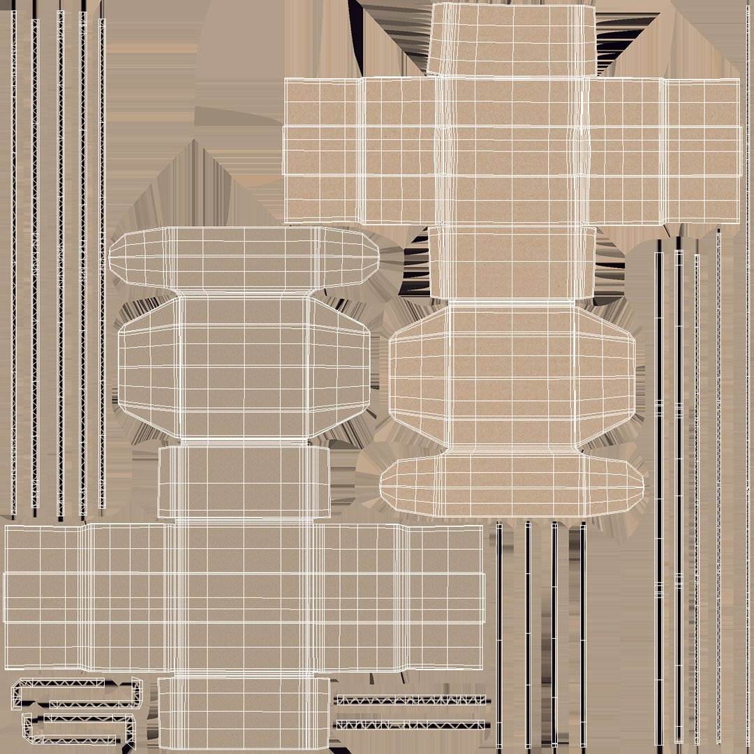 3D Cardboard Box Open - TurboSquid 2145509
