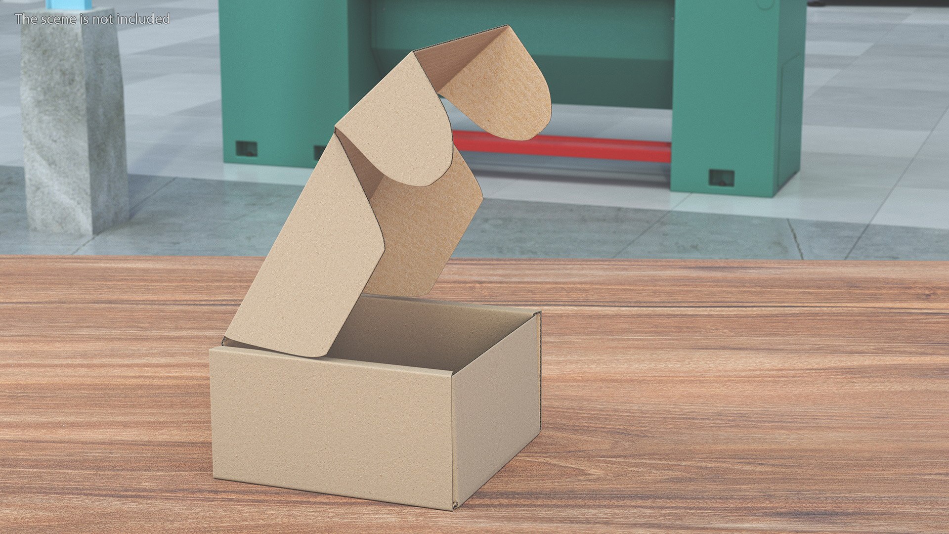 3D Cardboard Box Open - TurboSquid 2145509