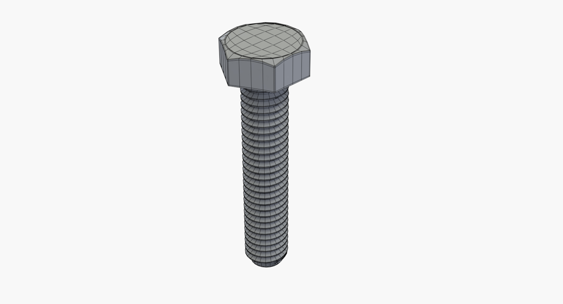 Hex Bolt M6x30 3D Model - TurboSquid 1393280