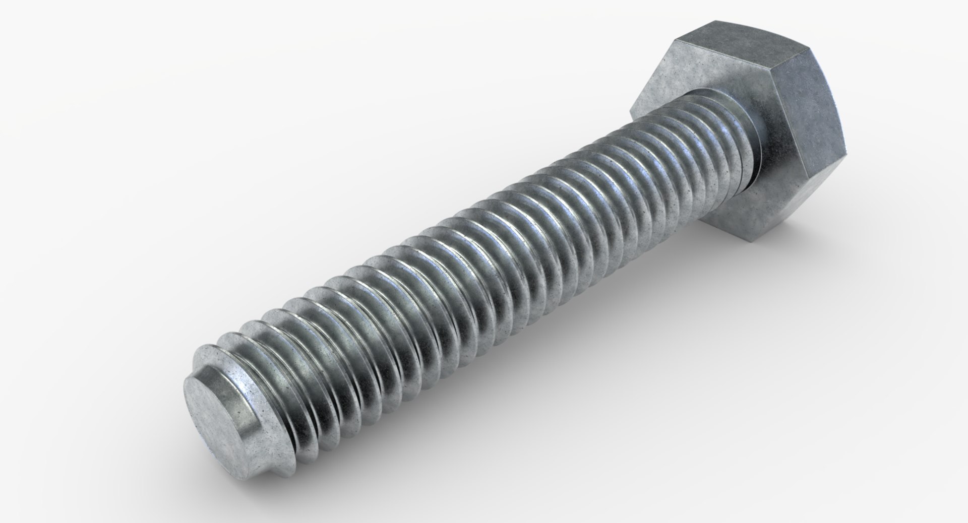 Hex Bolt M6x30 3D Model - TurboSquid 1393280