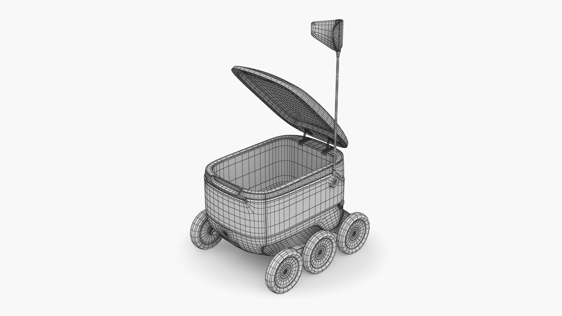 Delivery robot bot model - TurboSquid 1601787