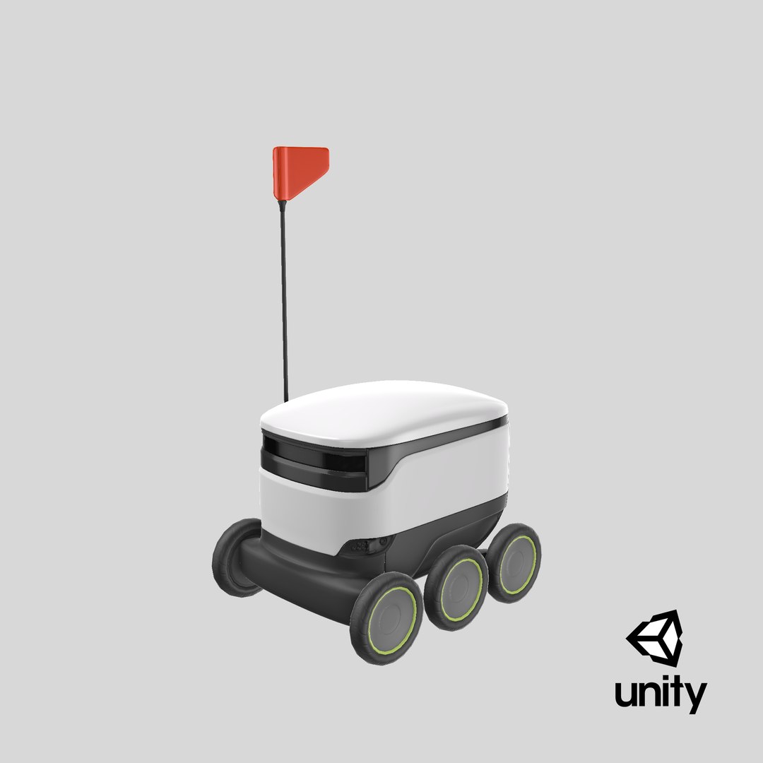 Delivery robot bot model - TurboSquid 1601787