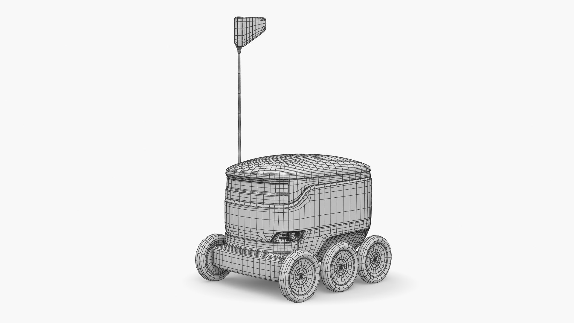 Delivery Robot Bot Model - TurboSquid 1601787