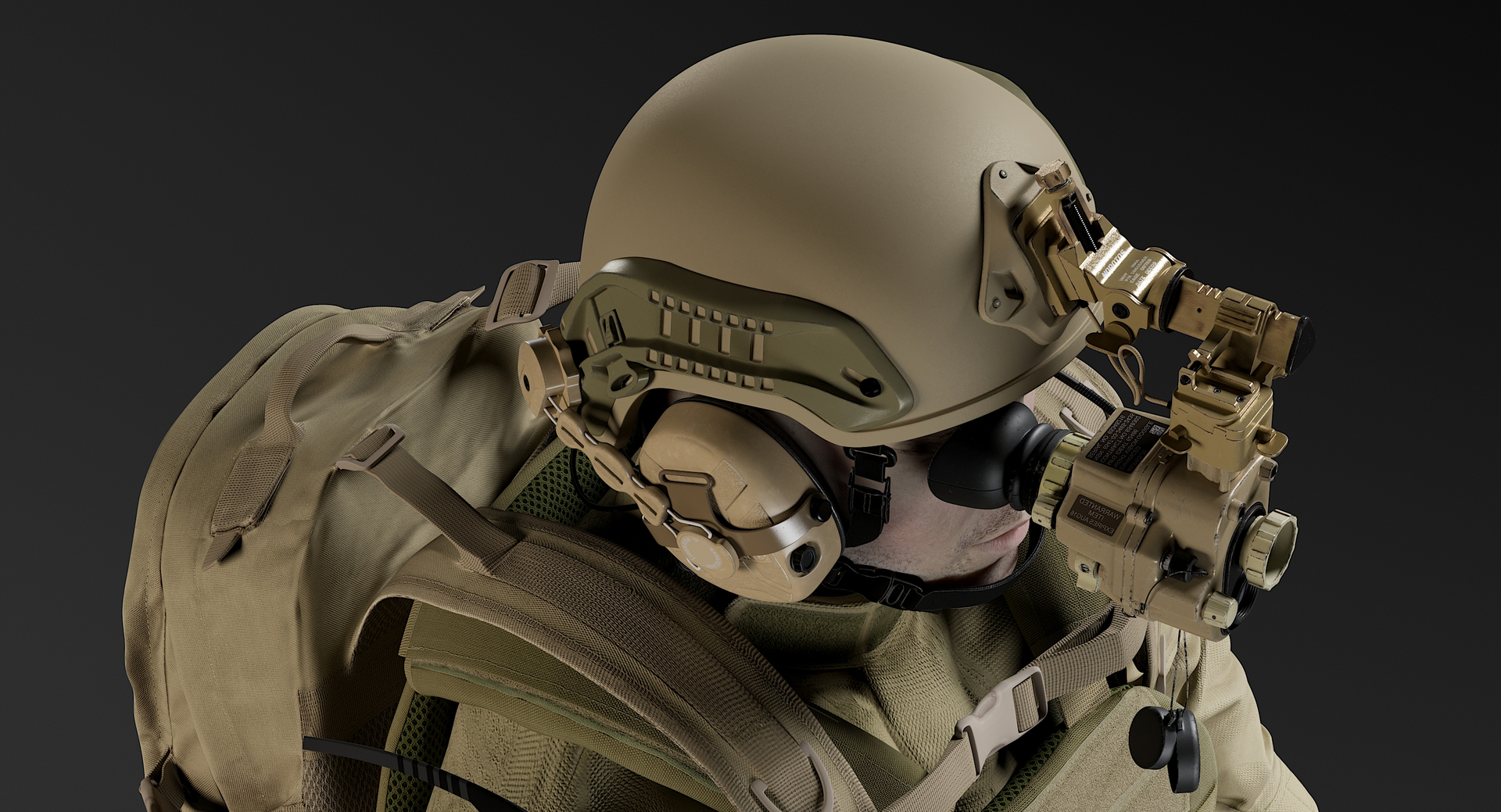 3D realistic soldier uniform desert model - TurboSquid 1450945