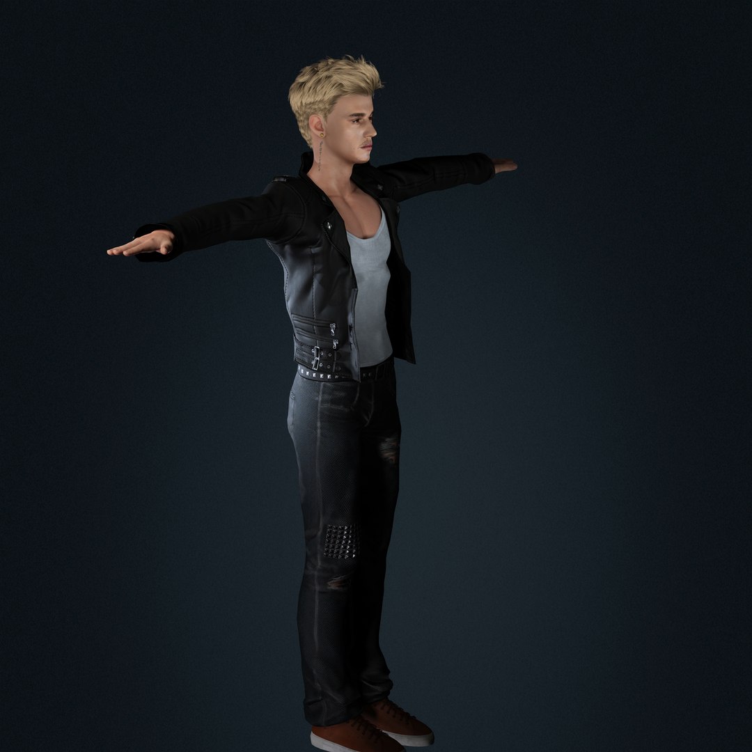 3D Justin Bieber 3D Model Low-poly Low Model - TurboSquid 2282737