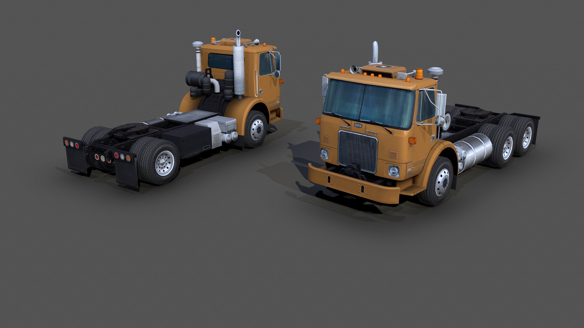 3D Autocar WX64 1998 Semi Truck - TurboSquid 2178610