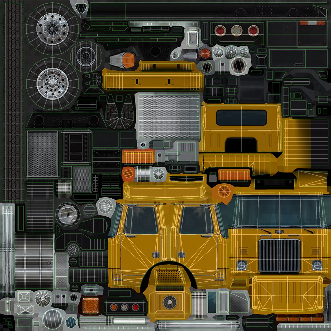 3D Autocar WX64 1998 Semi Truck - TurboSquid 2178610