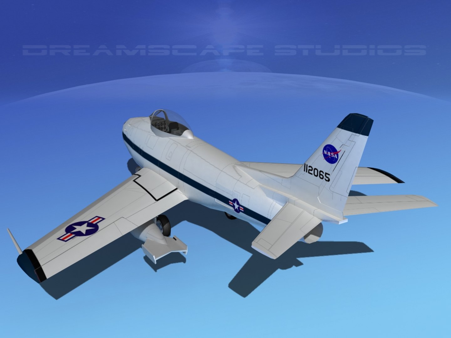North American F-86 Sabre 3d Model