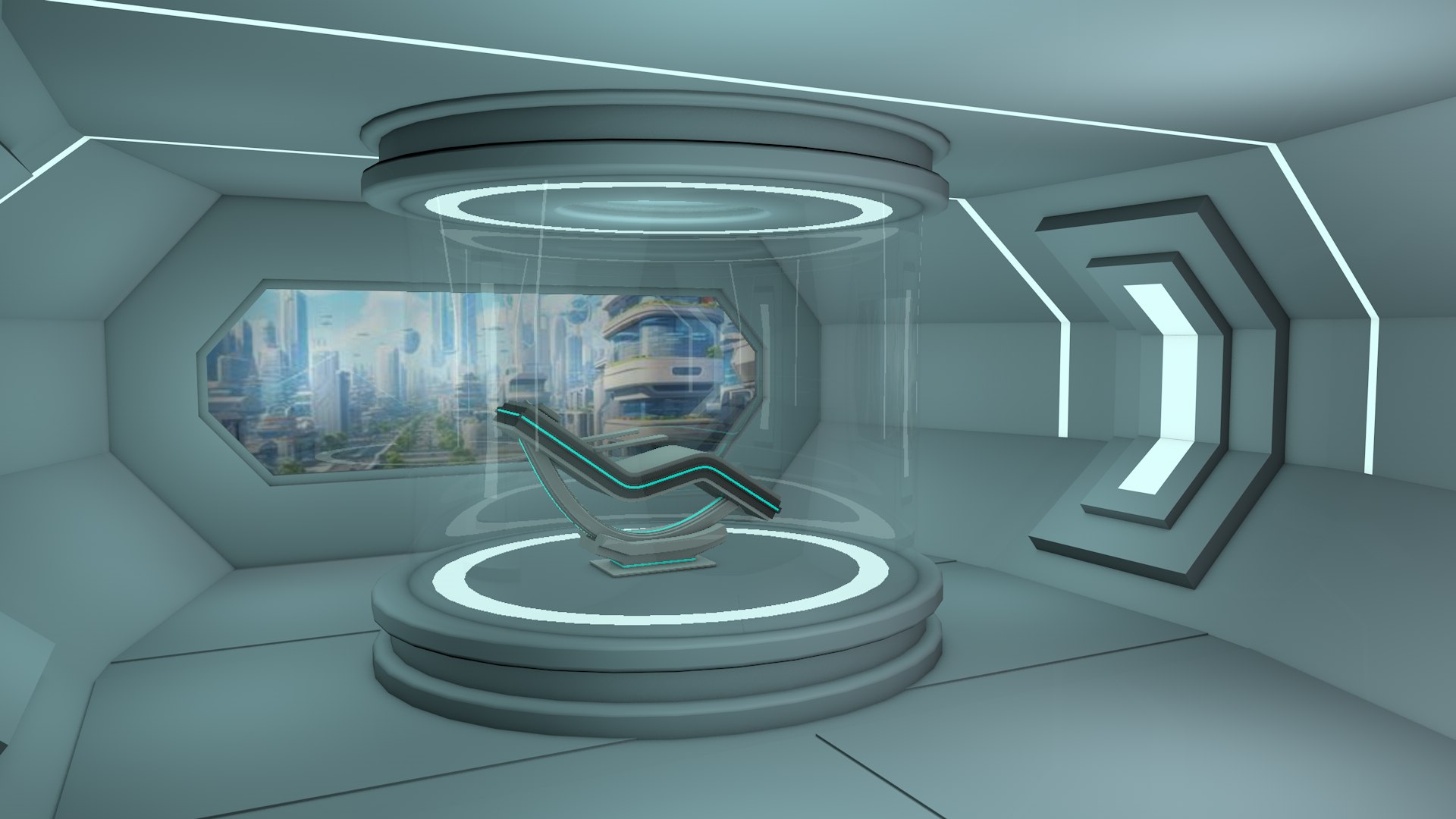 3D Sci Fi Room Model - TurboSquid 2503934