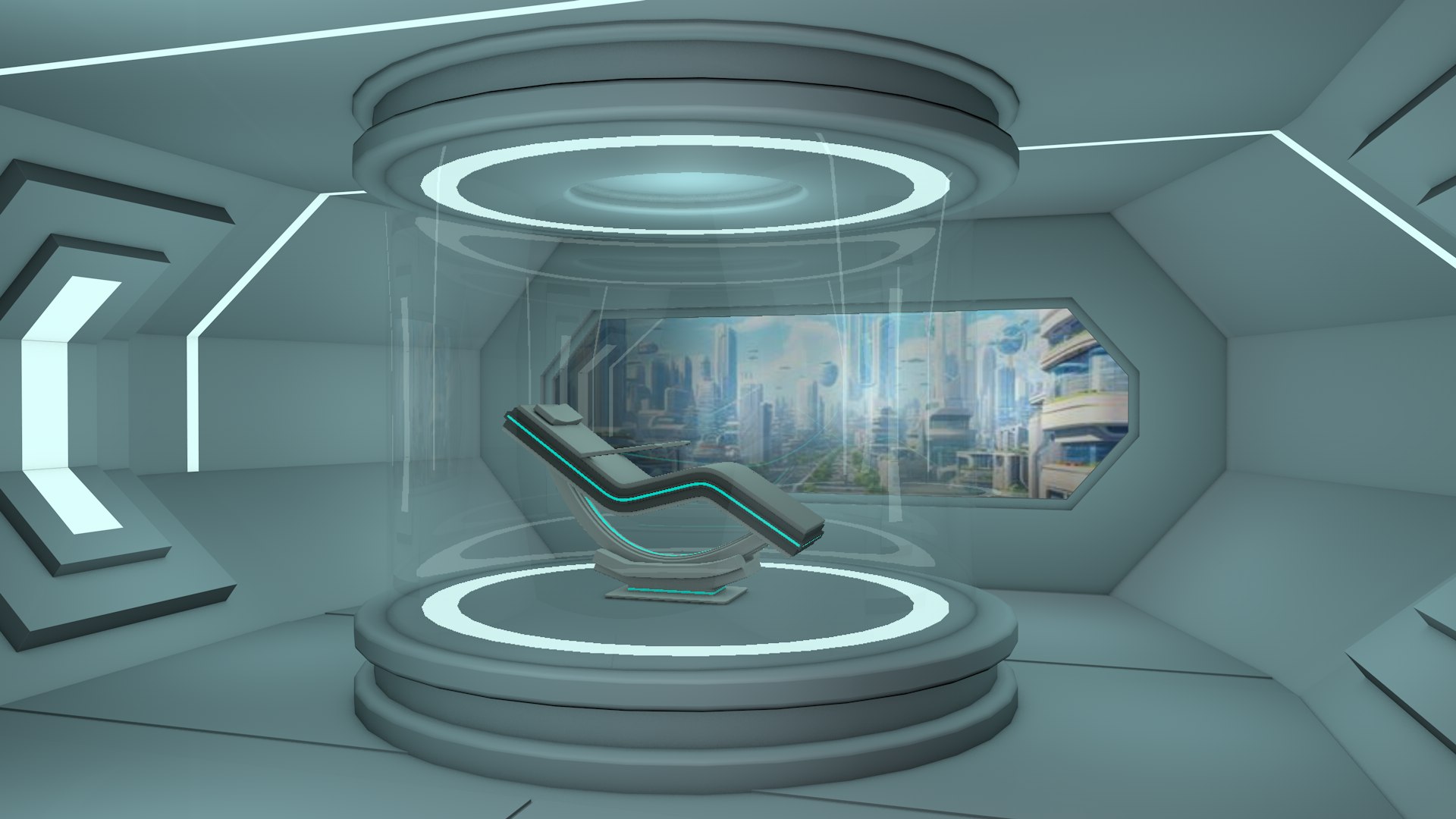 3D Sci Fi Room Model - TurboSquid 2503934