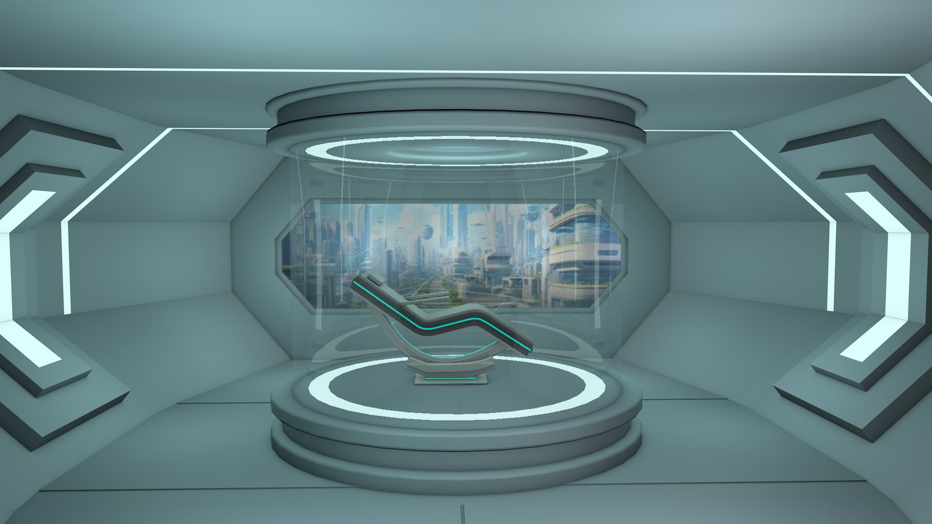 3D Sci Fi Room Model - TurboSquid 2503934