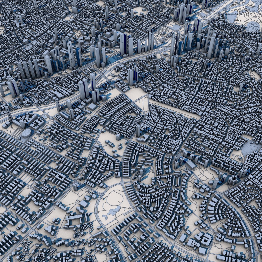 3D Tel Aviv-Yafo City Israel Model - TurboSquid 2309484