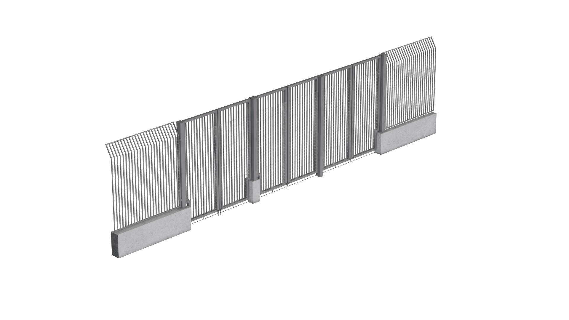 3D Model Crowd Control Gates - TurboSquid 2328334