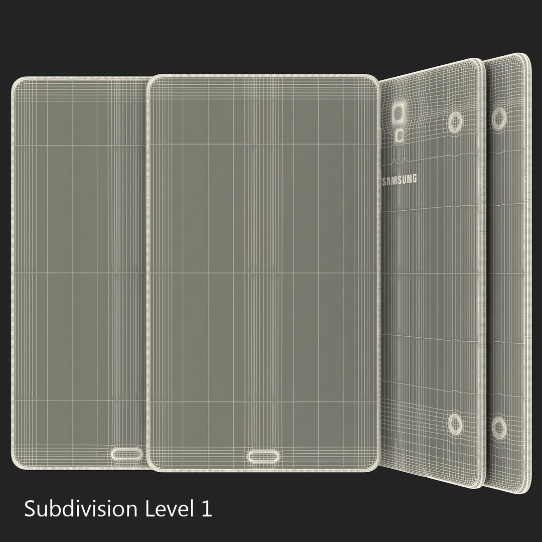 3d model of samsung galaxy tab s