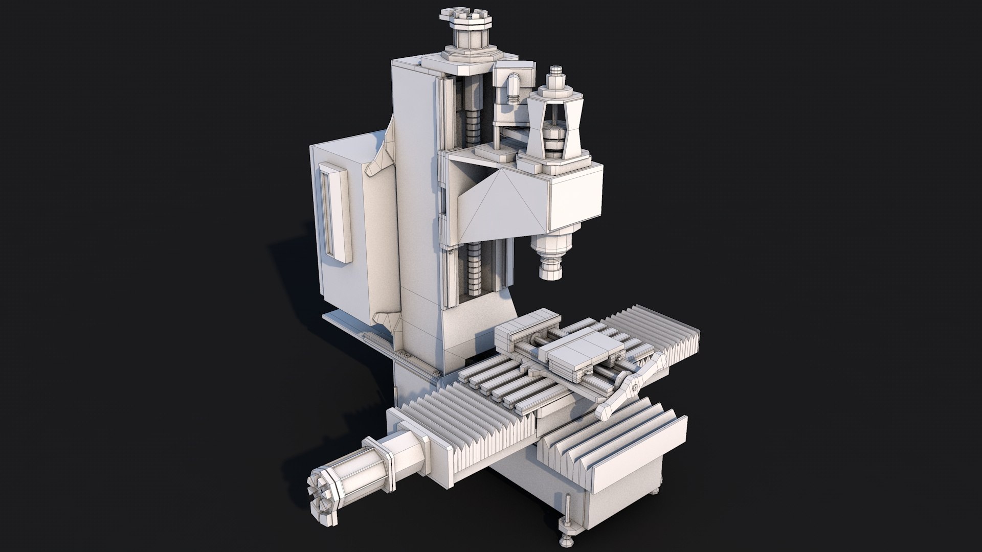 3D Milling Machine Tool - TurboSquid 2216016