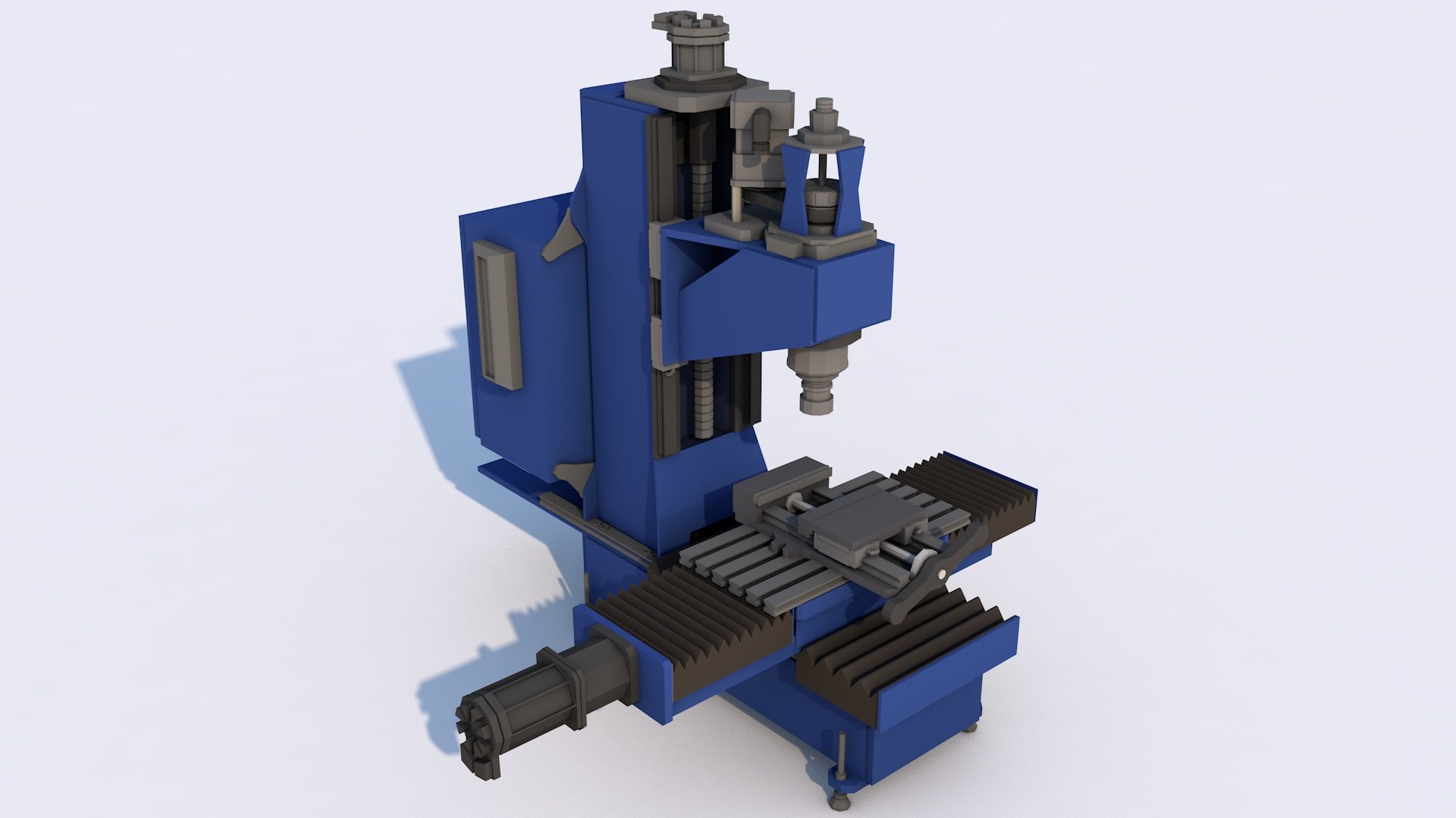 3D Milling Machine Tool - TurboSquid 2216016