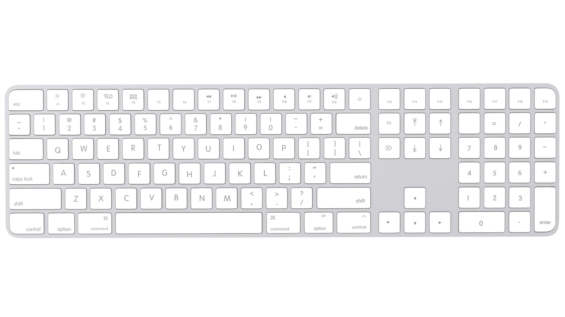 3D Model Detailed Apple Keyboard - TurboSquid 2194014