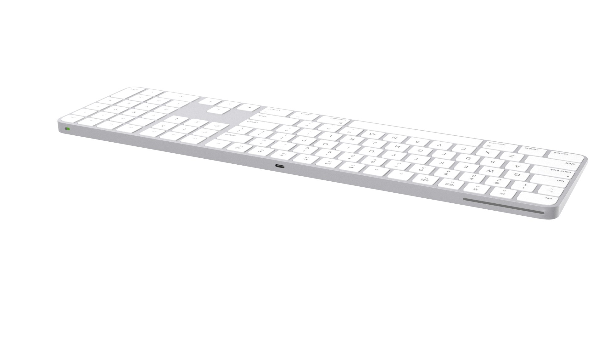 3D Model Detailed Apple Keyboard - TurboSquid 2194014