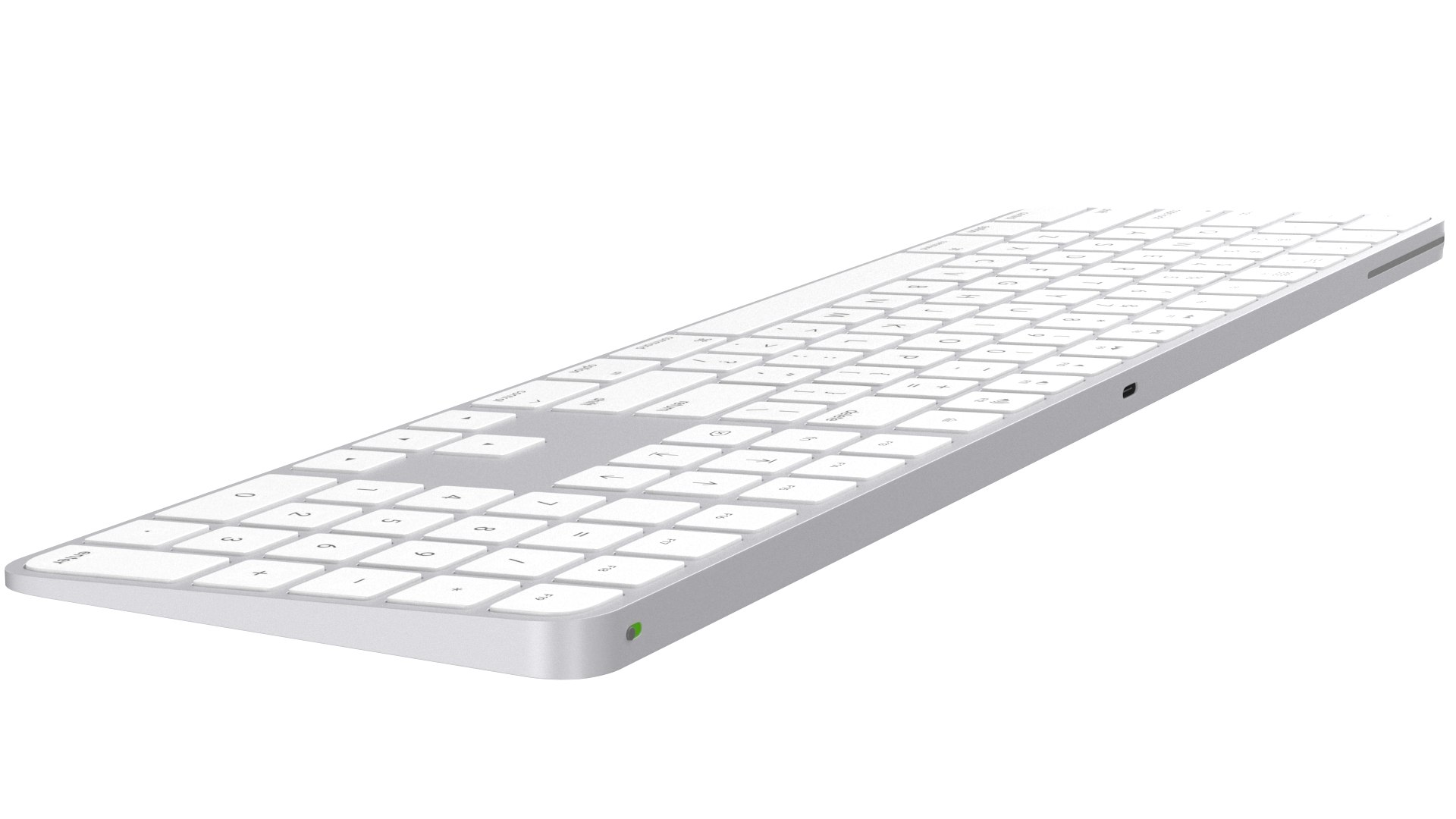 3D Model Detailed Apple Keyboard - TurboSquid 2194014
