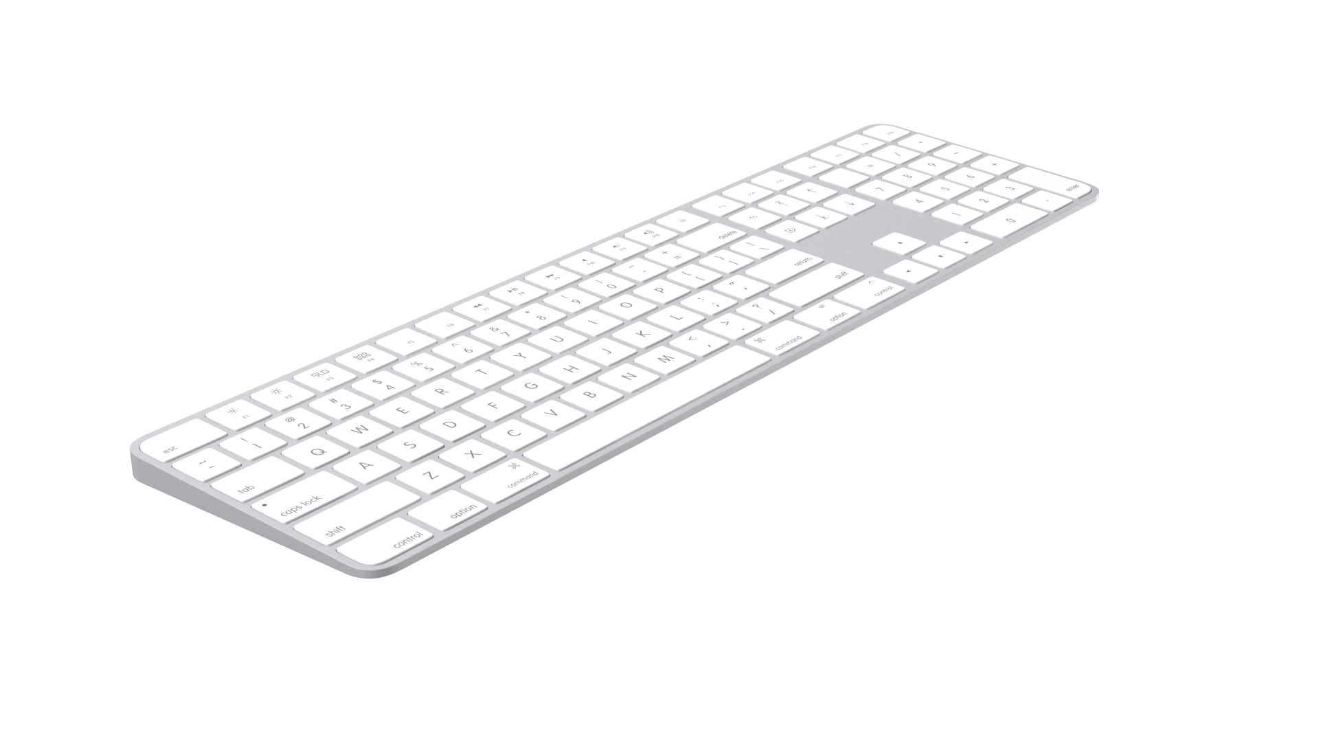 3D Model Detailed Apple Keyboard - TurboSquid 2194014