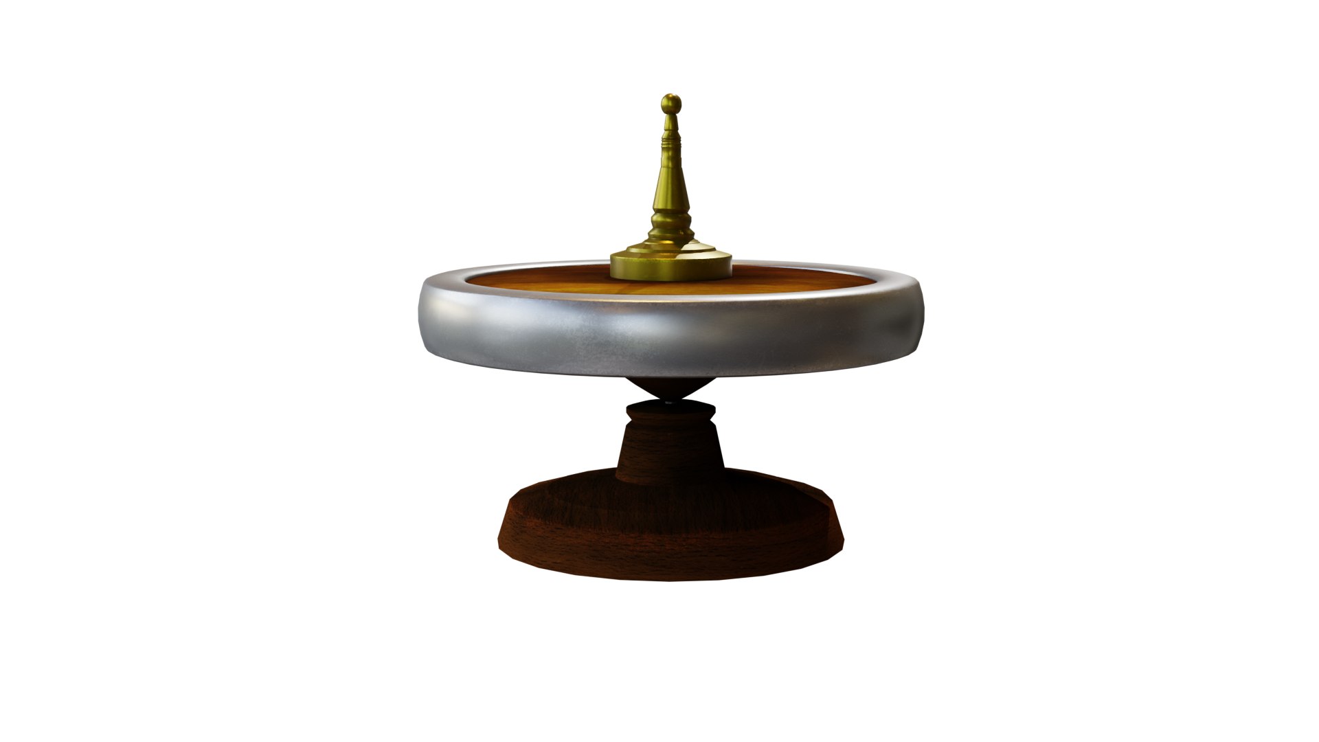Gasing Uri Spinning Top 3D Model - TurboSquid 2212629