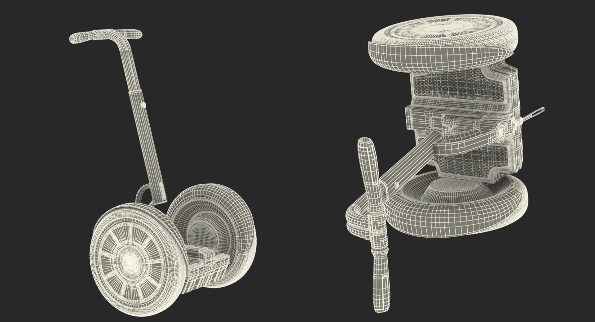 Segway electric self balance 3D model - TurboSquid 1259876