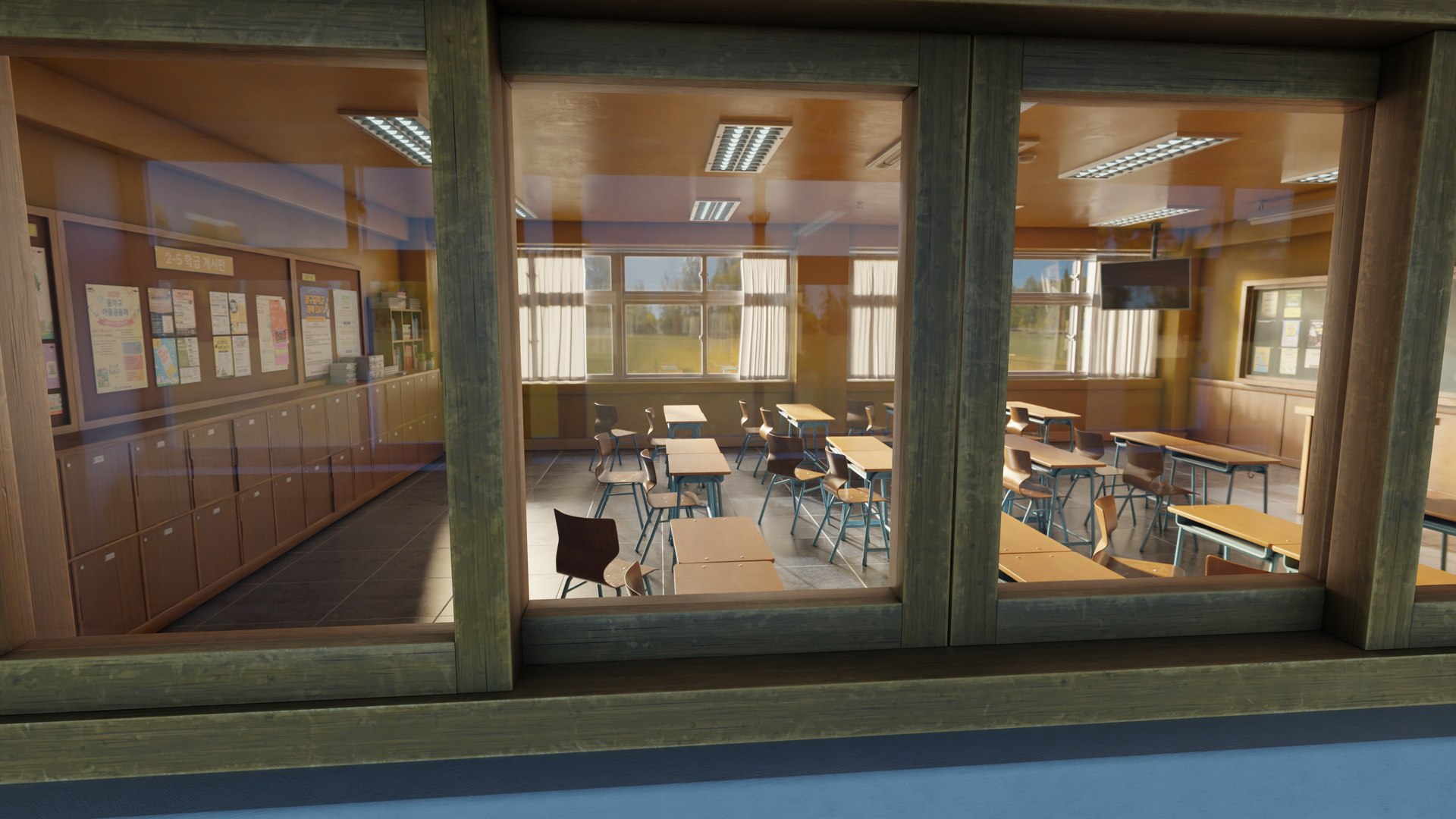 Korean Classroom 3D model - TurboSquid 2137067