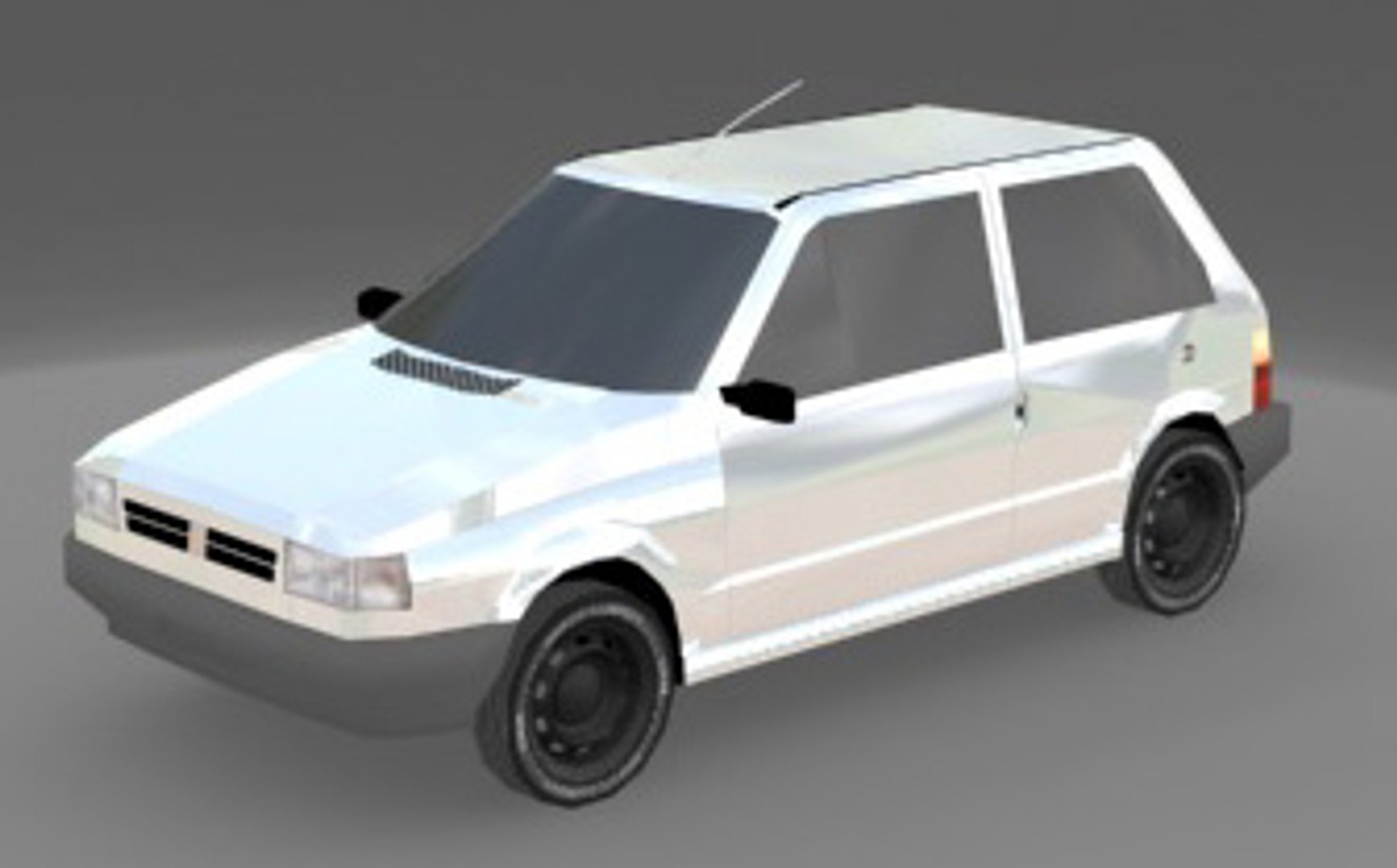 3dsmax Fiat Uno
