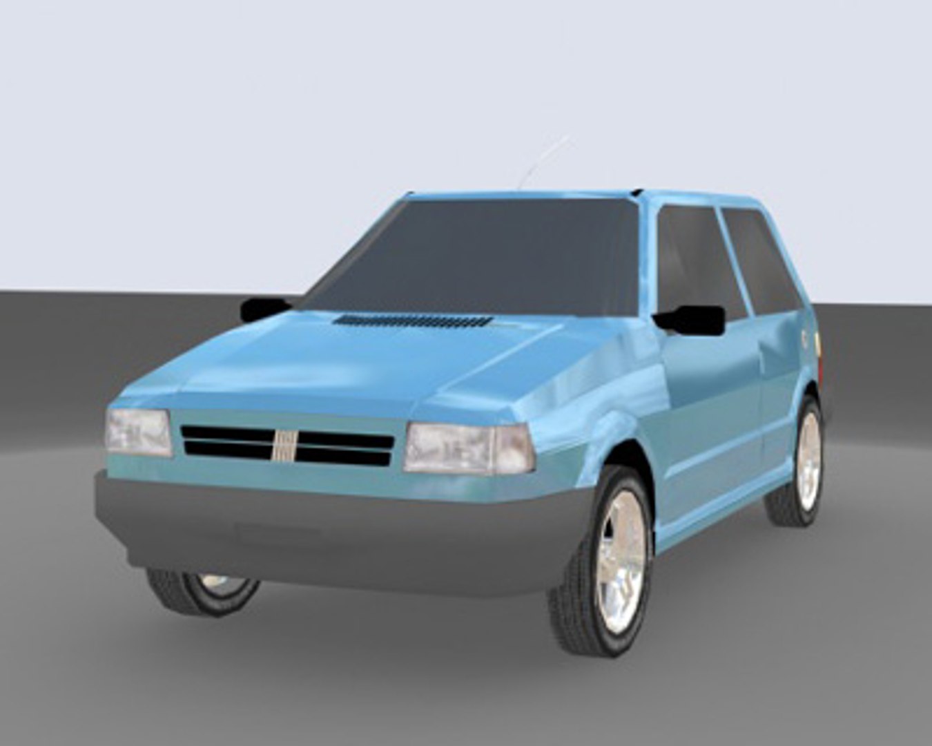 3dsmax Fiat Uno
