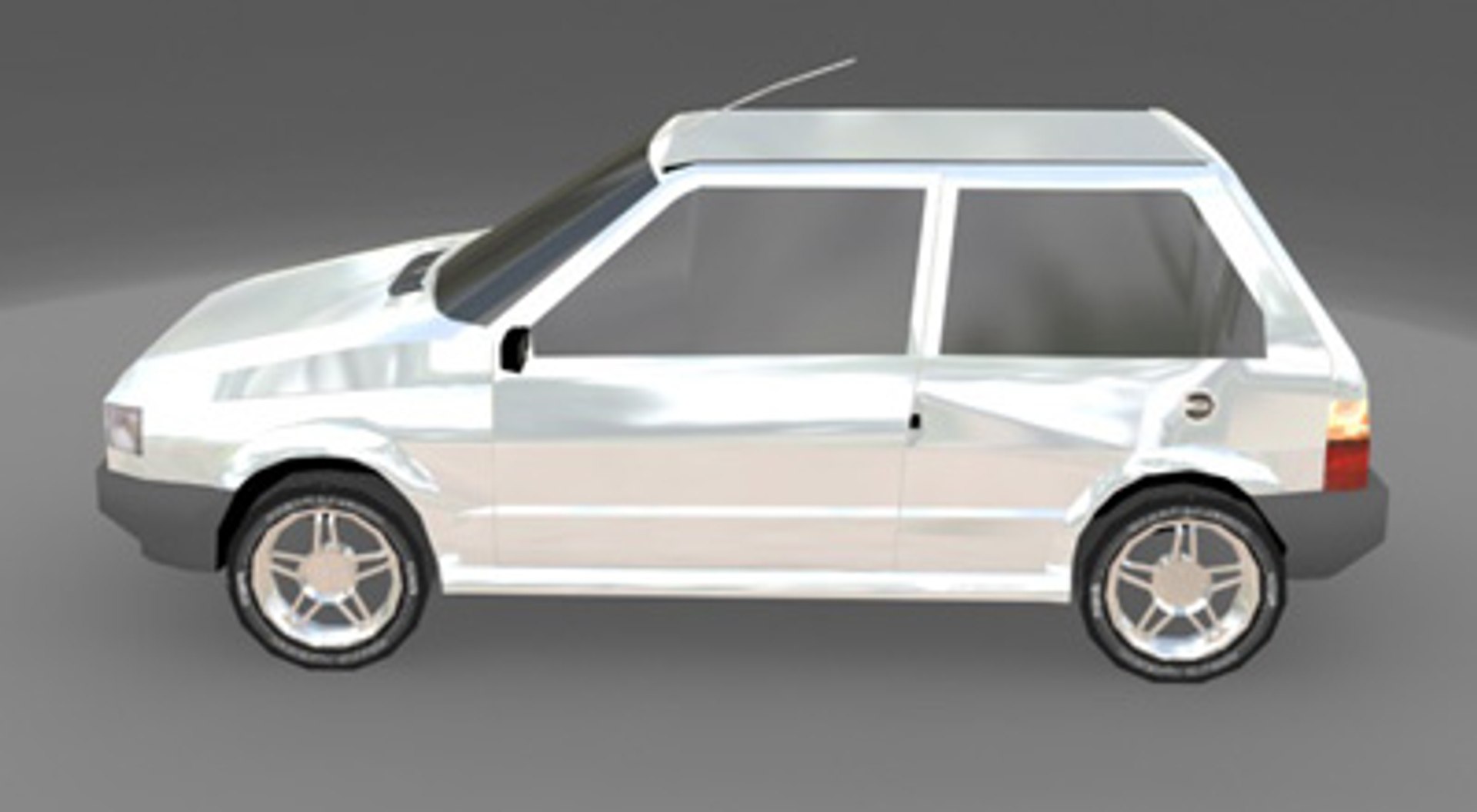 3dsmax Fiat Uno