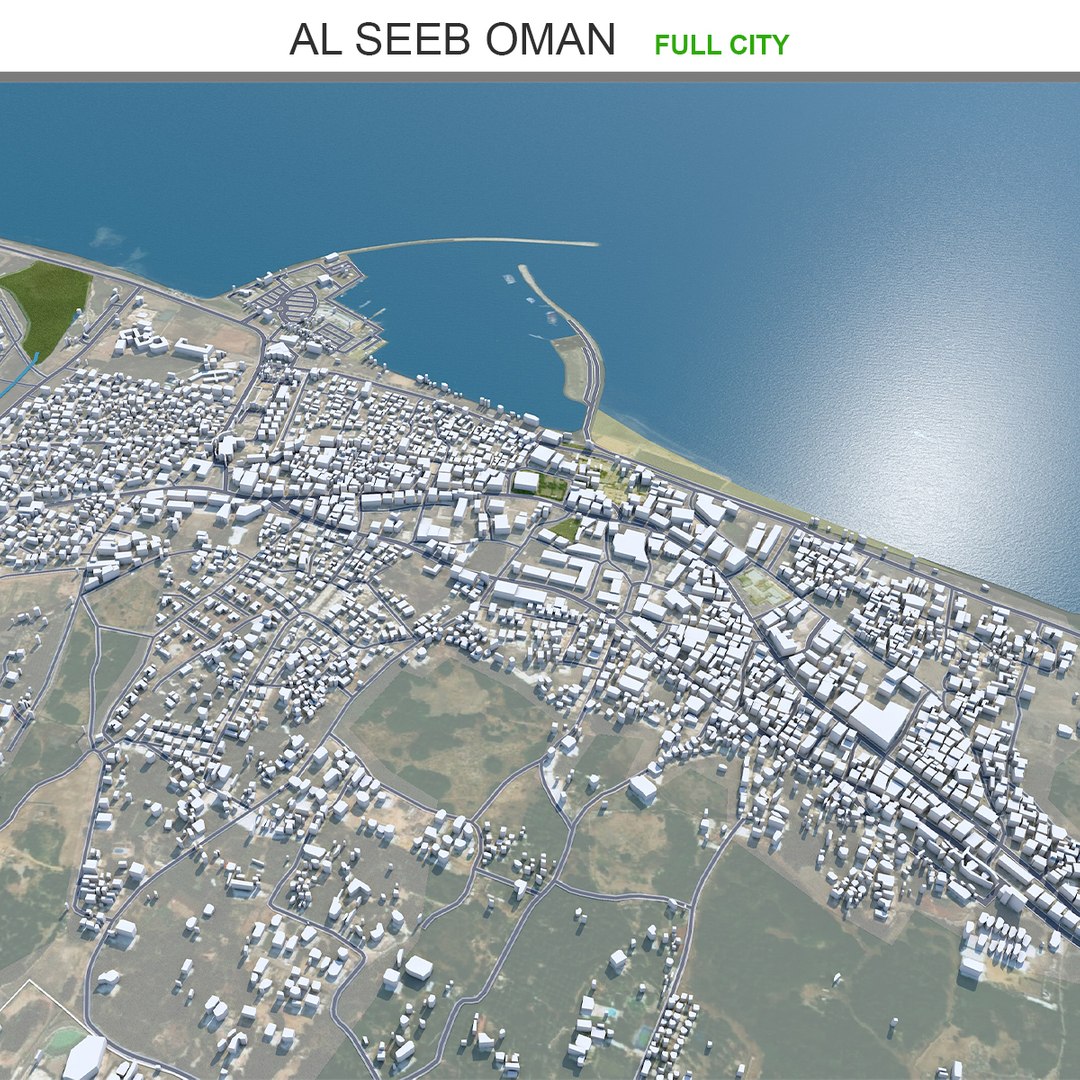 3D Al Seeb Oman - TurboSquid 2041966