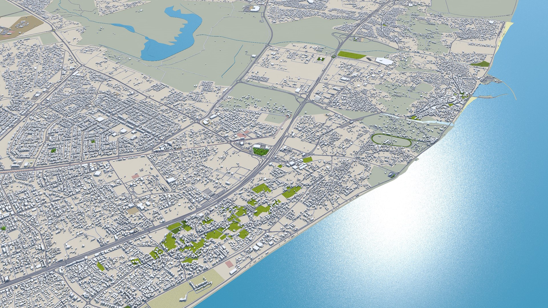 3D Al Seeb Oman - TurboSquid 2041966