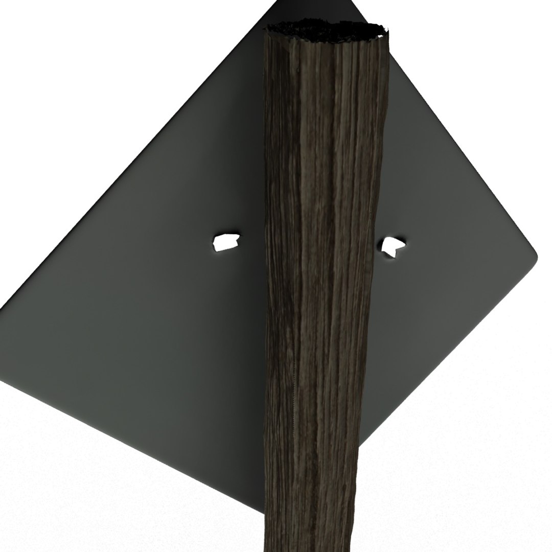 3D dead end sign - TurboSquid 1241670