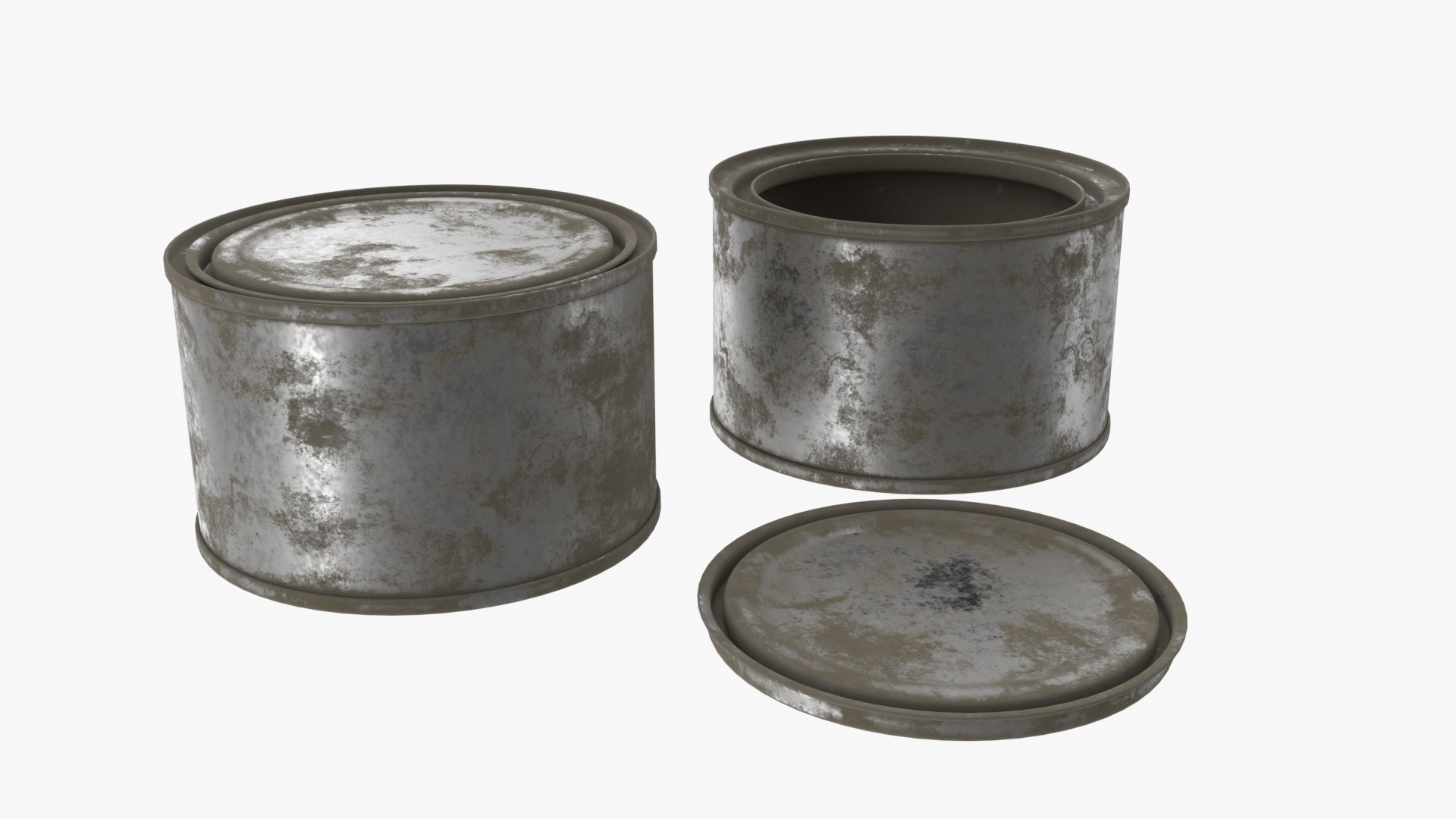 Dirty Tin 3D Model - TurboSquid 2254019