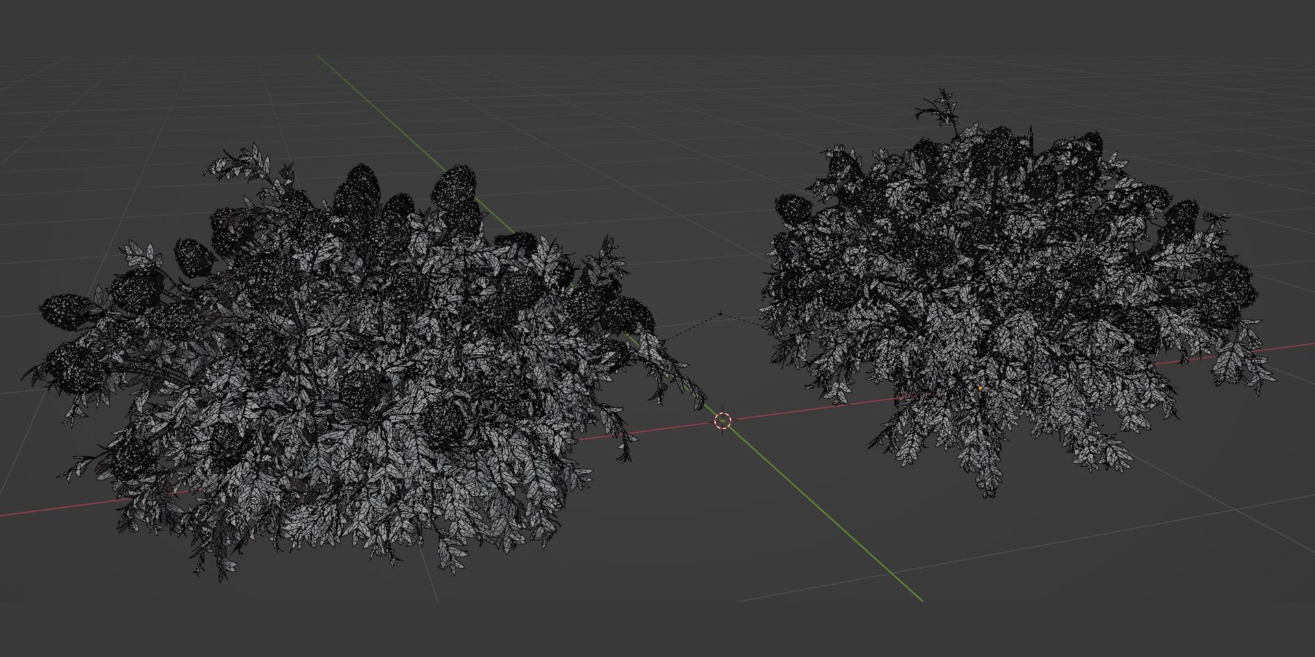55 Bushes Collection-BlenderCycles 3D - TurboSquid 2159796