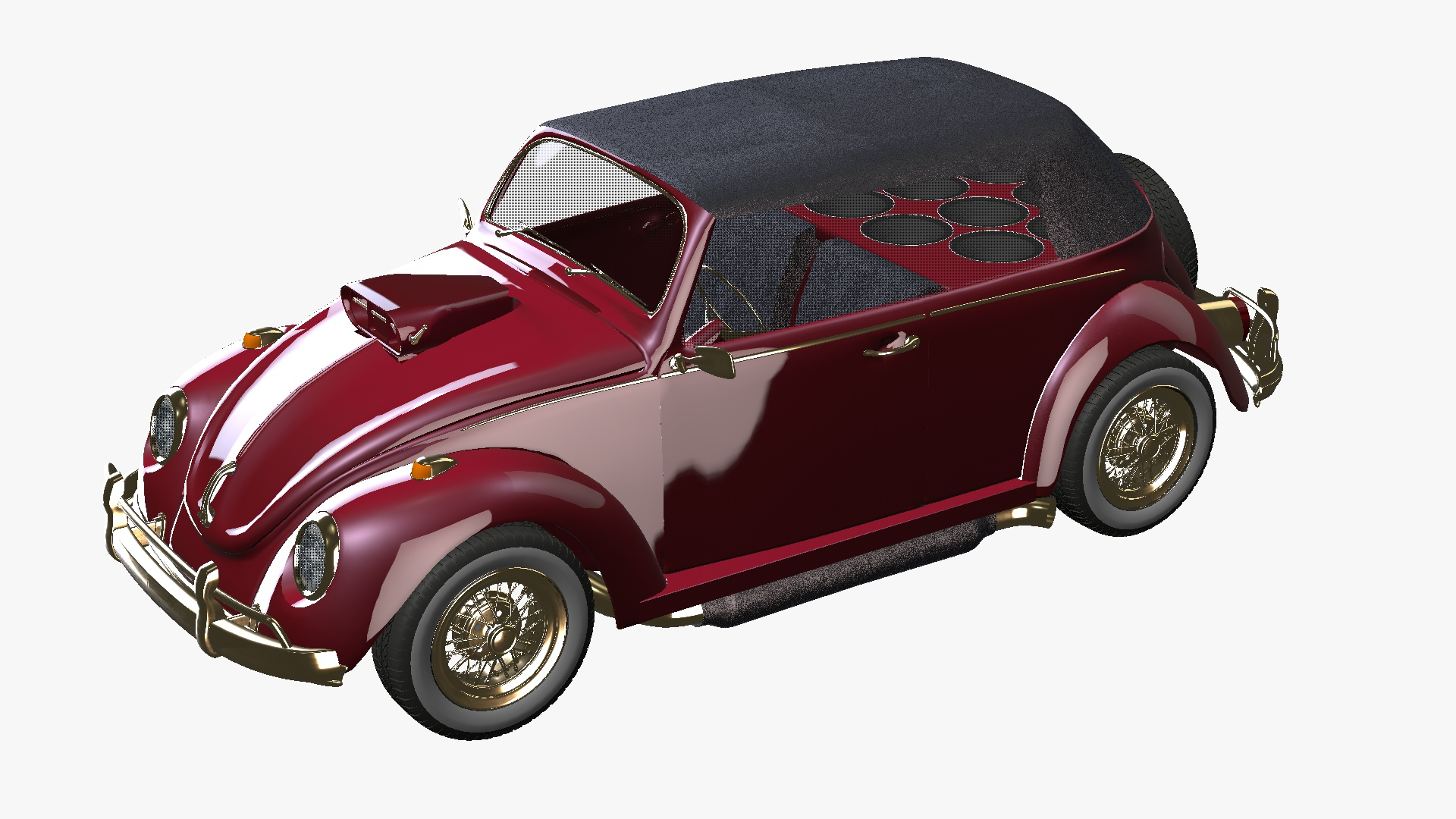 3D VW Bug - TurboSquid 1952516