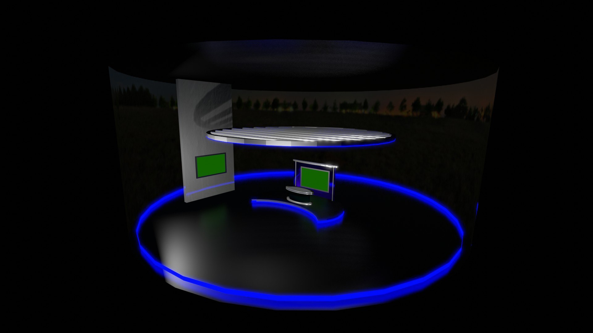 3D model scene mini television set - TurboSquid 1605134