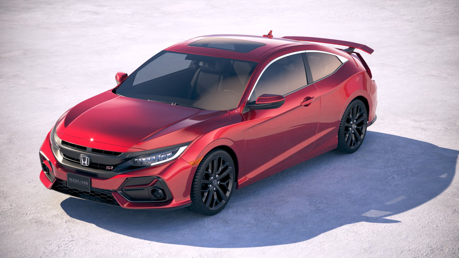 Honda Civic Si 3D Model - TurboSquid 1450260
