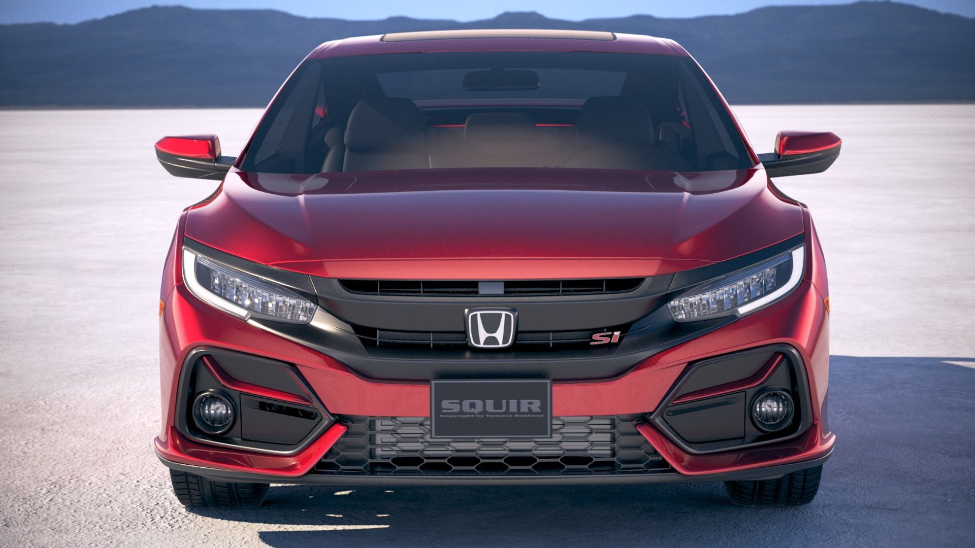 Honda Civic Si 3D Model - TurboSquid 1450260