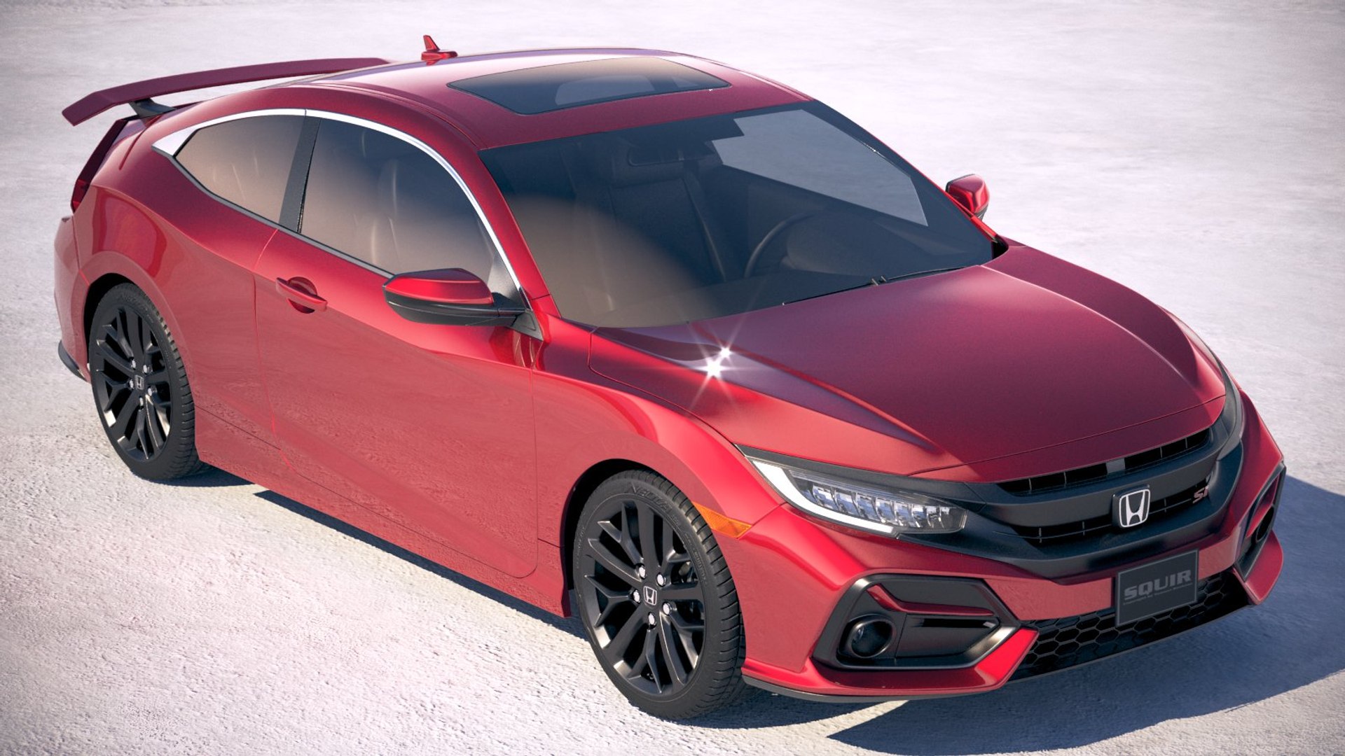 Honda Civic Si 3D Model - TurboSquid 1450260